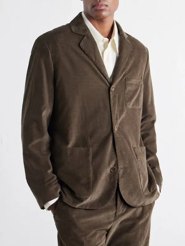 A KIND OF GUISE Deconstructed Atelier Cotton-corduroy Blazer