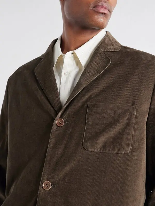 A KIND OF GUISE Deconstructed Atelier Cotton-corduroy Blazer