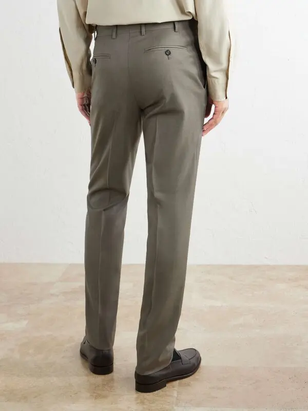 Canali Straight-leg Wool Suit Trousers