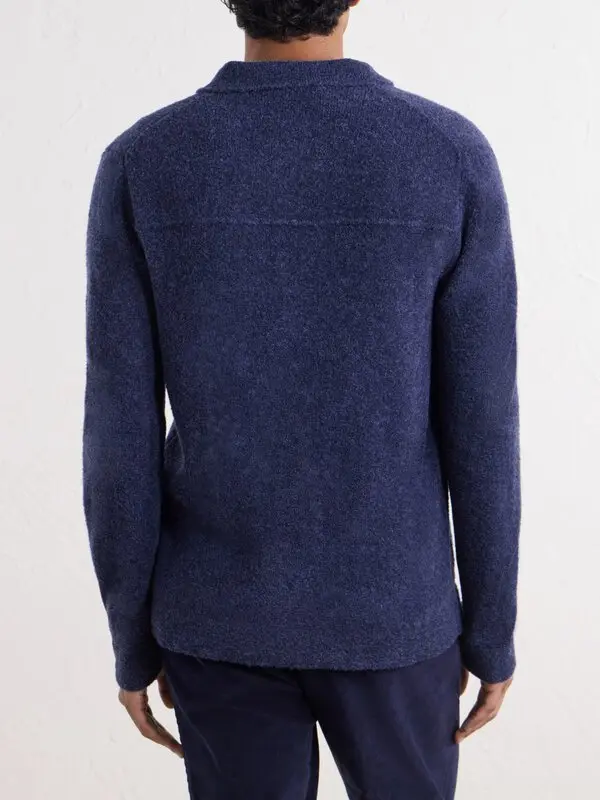 SLOWEAR Bouclé Wool-blend Cardigan