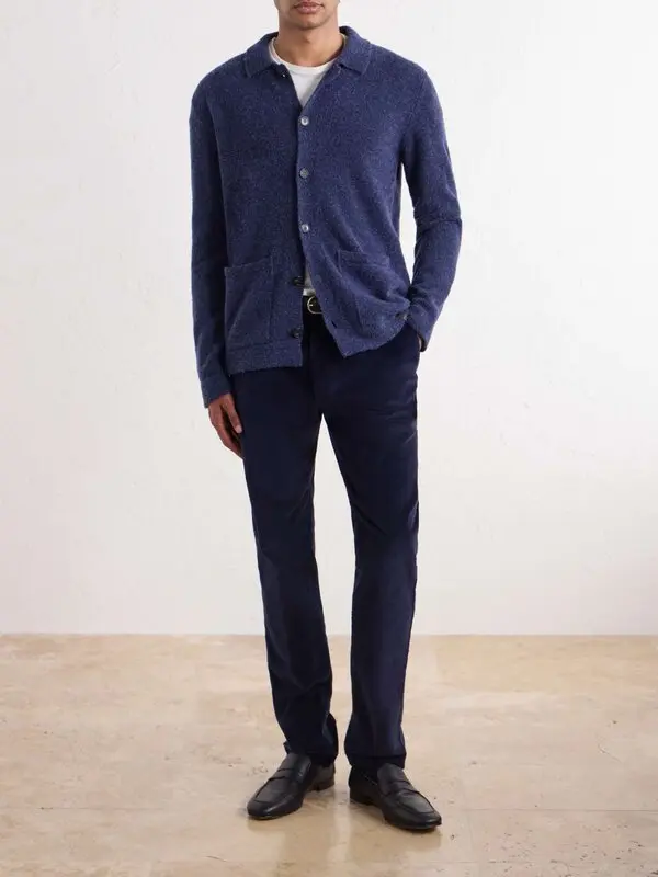 SLOWEAR Bouclé Wool-blend Cardigan