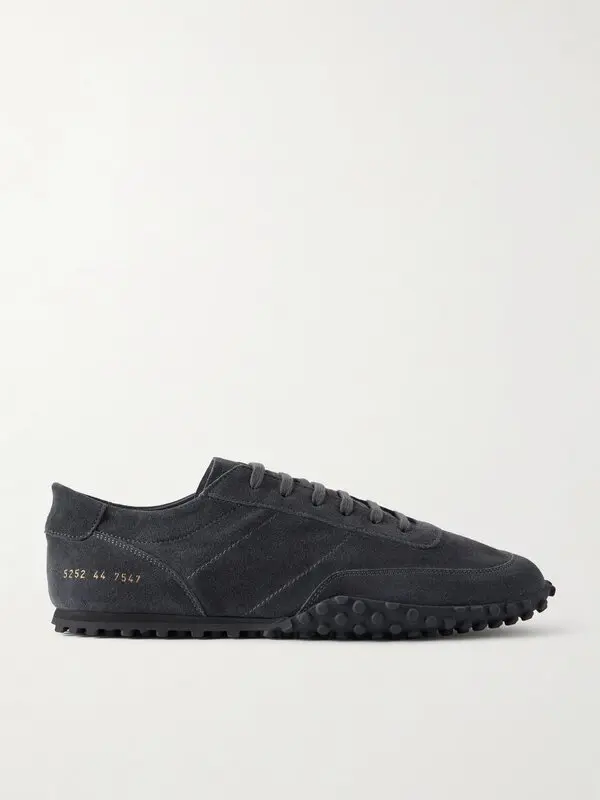 COMMON PROJECTS Suede Sneakers - Black