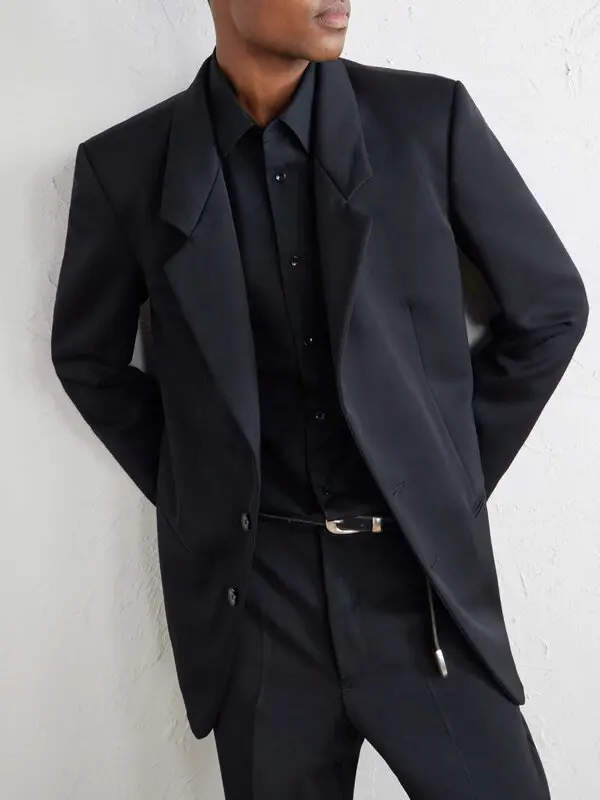 SECOND / LAYER Giovanni Wool-twill Suit Jacket