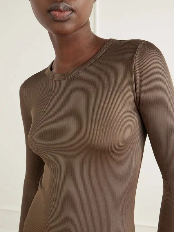 AGOLDE Delphi Ribbed Stretch T-shirt