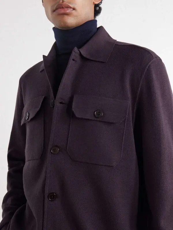 Orlebar Brown Brigg Merino Wool Overshirt