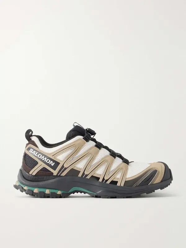 SALOMON Xa Pro 3d Rubber-trimmed Mesh Sneakers - White