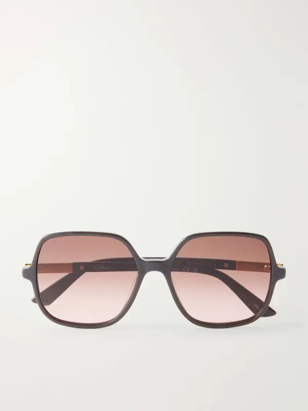 Chloé Acetate Sunglasses - Black