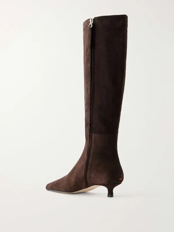 AeydĒ Sabrina 35 Suede Knee Boots