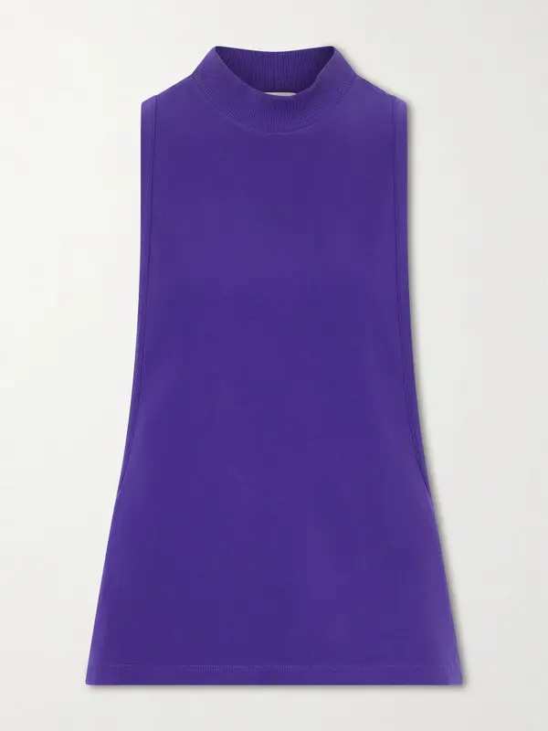 Versace Stretch-cotton Jersey Tank Top