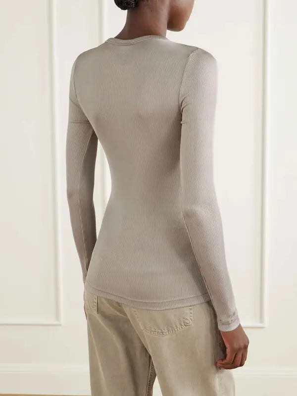 AGOLDE Delphi Ribbed Stretch T-shirt