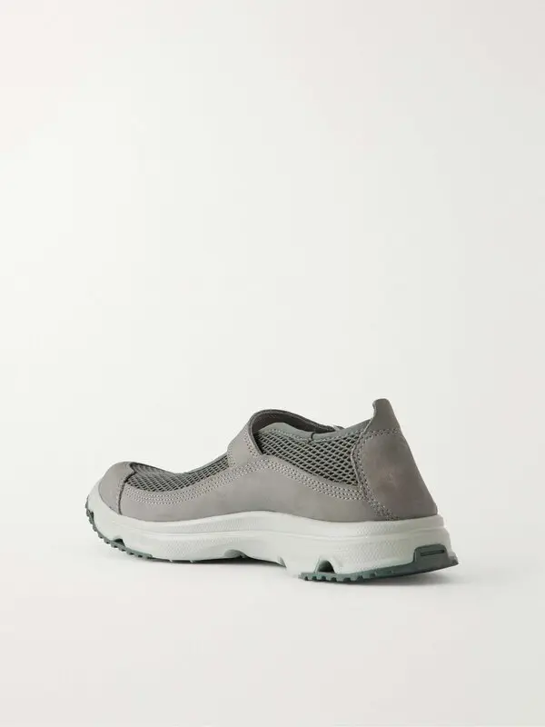 SALOMON Rx Marie-jeanne Leather-trimmed Mesh Sandals