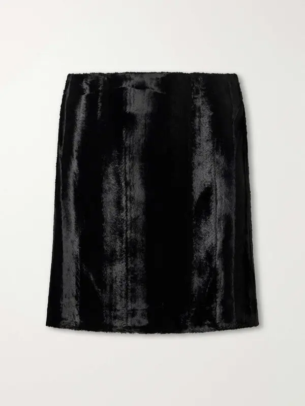 BLAZÉ MILANO Coci Plush Mini Skirt