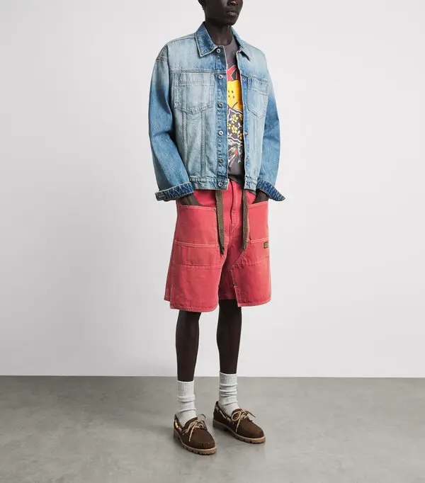 Kapital Contrast-stitch Shorts