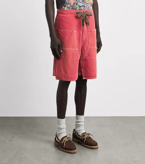 Kapital Contrast-stitch Shorts
