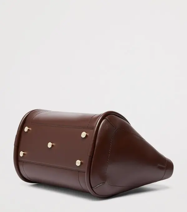 Max Mara Leather Marine Top-handle Bag