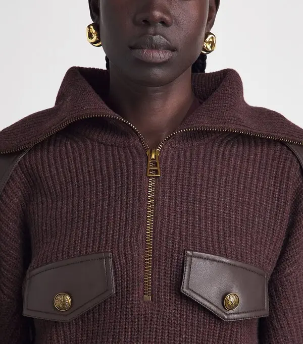 Zimmermann Wool-blend Valiant Utility Sweater