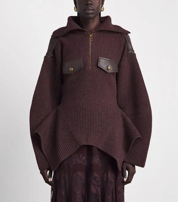 Zimmermann Wool-blend Valiant Utility Sweater