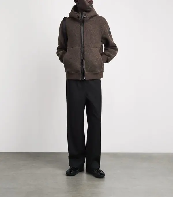 Canada Goose Wool-blend Fleece Chilliwack Bomber Jacket