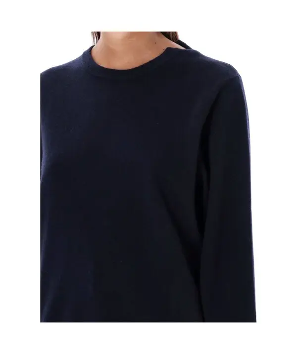 Extreme Cashmere Round-neck And Long-sleeved Sweater - Black