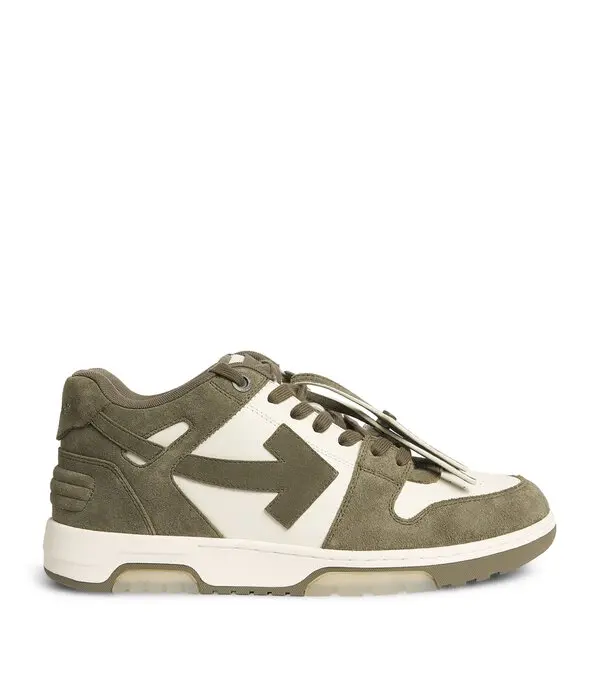 Off-White Suede Out Of Office Sneakers - Grey