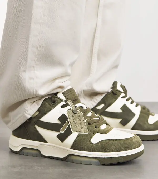 Off-White Suede "out Of Office" Sneakers