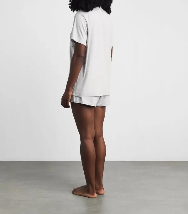 SKIMS Sleep Short-sleeve Pyjama Set - Grey