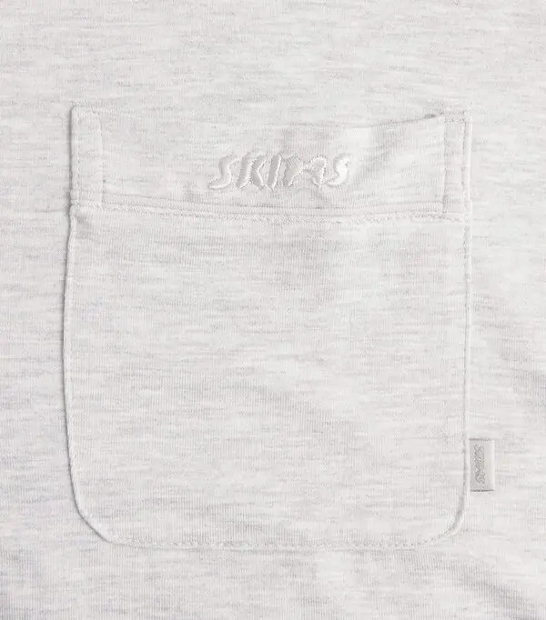 SKIMS Sleep Short-sleeve Pyjama Set - Grey