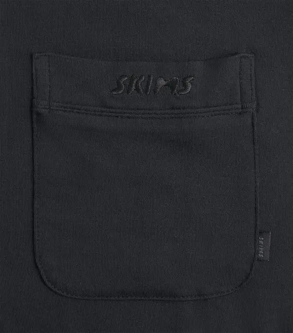 SKIMS Sleep Short-sleeve Pyjama Set - Black