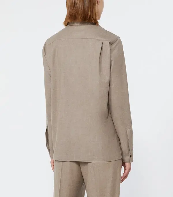 Max Mara Stretch-cashmere Shirt