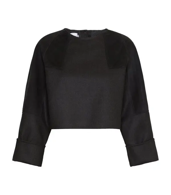 Max Mara Stretch-virgin Wool Top