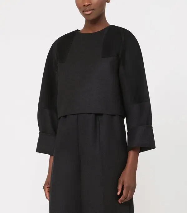 Max Mara Stretch-virgin Wool Top