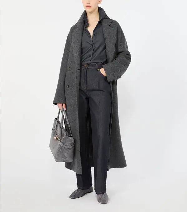 Max Mara Point-collar Denim Shirt