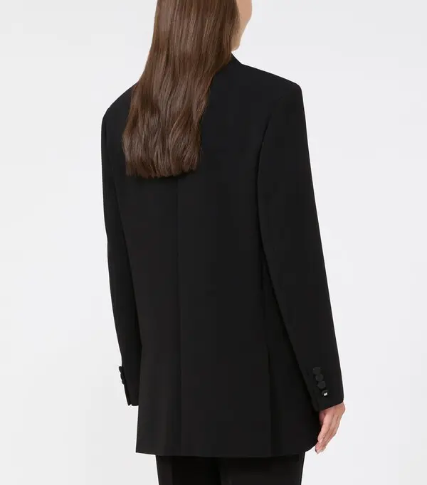 Max Mara Satin-lapel Blazer
