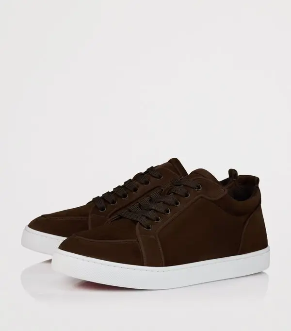 CHRISTIAN LOUBOUTIN Rantulow Orlato Suede Trainers