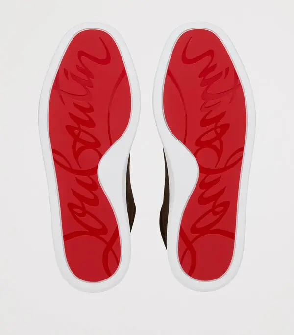 CHRISTIAN LOUBOUTIN Rantulow Orlato Suede Trainers