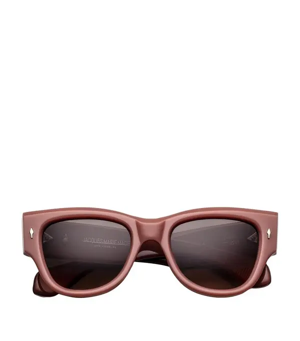 JACQUES MARIE MAGE Chelsea Panto Sunglasses - Brown