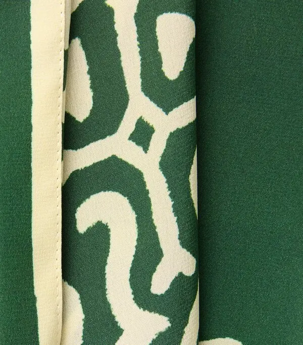 Johanna Ortiz Silk Windborne Tunic Maxi Dress