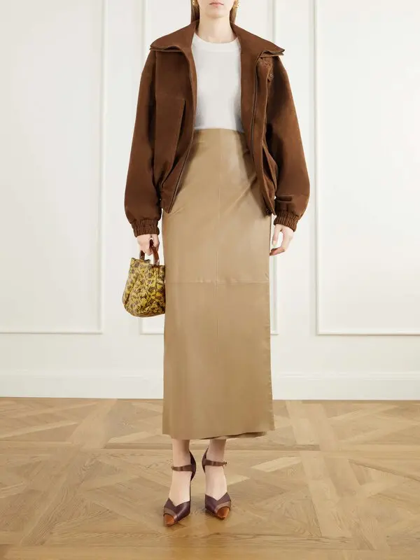GIANVITO ROSSI 95 Crepe-satin Pumps
