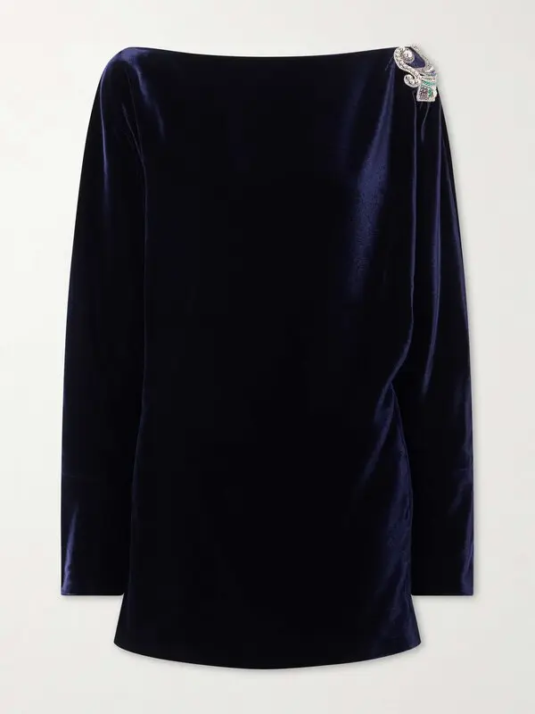 Versace Velvet Mini Dress