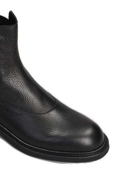 Emporio Armani Round-toe Ankle Boots