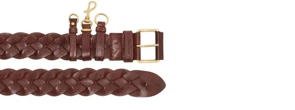 Miu Miu Braided Leather Belt