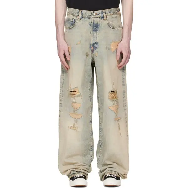 Kenzo Turn Up Wide Fit Jeans