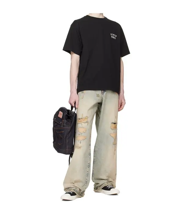 Kenzo Turn Up Wide Fit Jeans