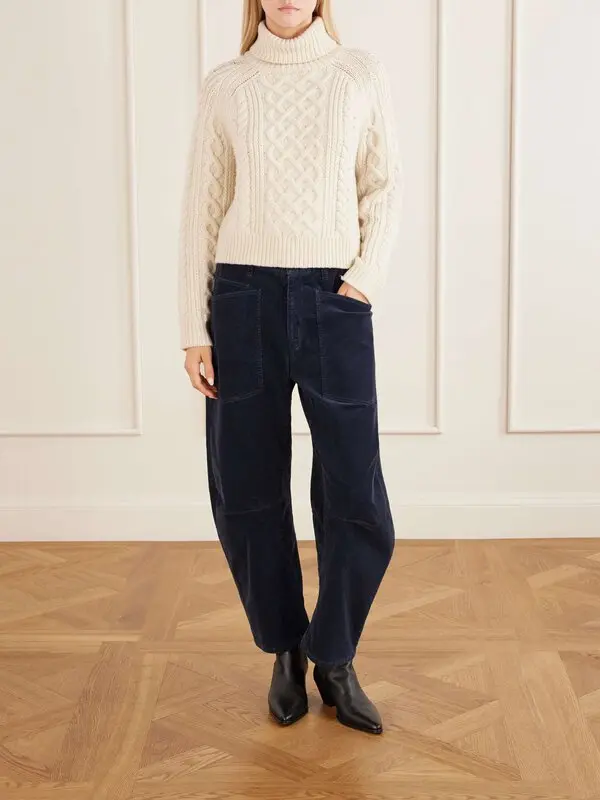 NILI LOTAN Ezren Wool Turtleneck Sweater
