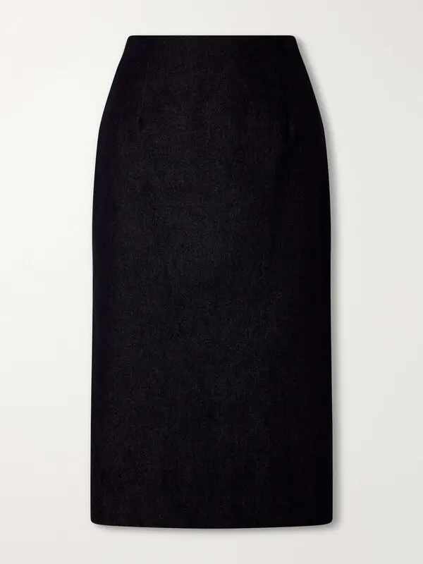 Carolina Herrera Denim Midi Skirt