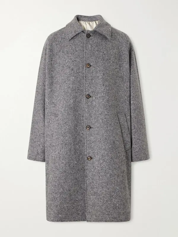 Eleventy Wool-blend Coat - Gray