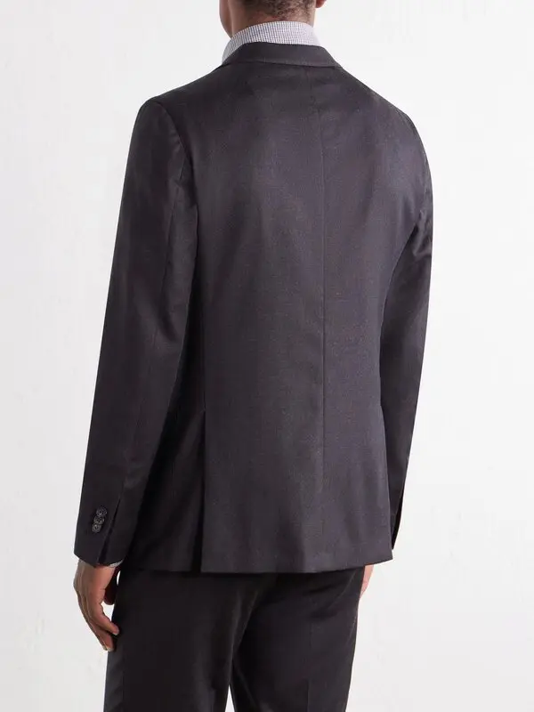 SLOWEAR Incotex Wool-blend Flannel Suit Jacket