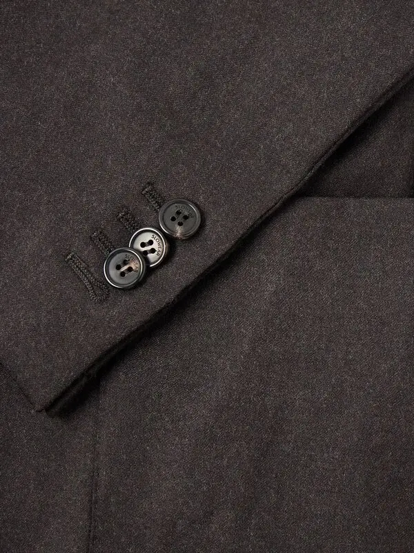 SLOWEAR Incotex Wool-blend Flannel Suit Jacket