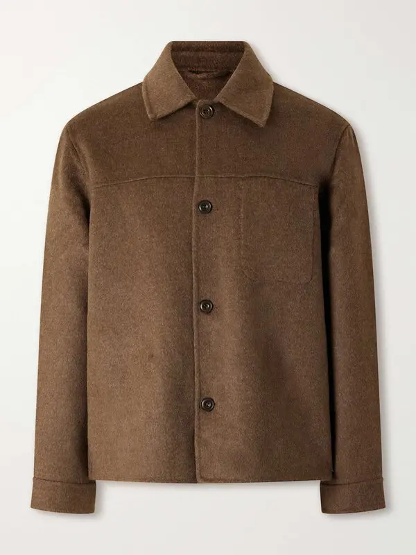 Hartford Dary Wool-blend Felt Blouson Jacket