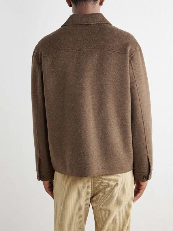 Hartford Dary Wool-blend Felt Blouson Jacket